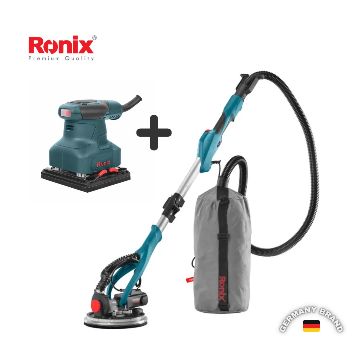 Lijadora De Pared y Techo Ronix 6200 + Lijadora Orbital Ronix 6404 ...
